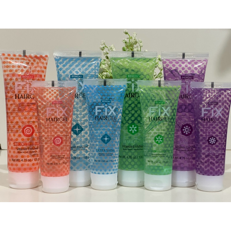 BENCH Fix Hair Gel Strong Hold 135g | Shopee Philippines