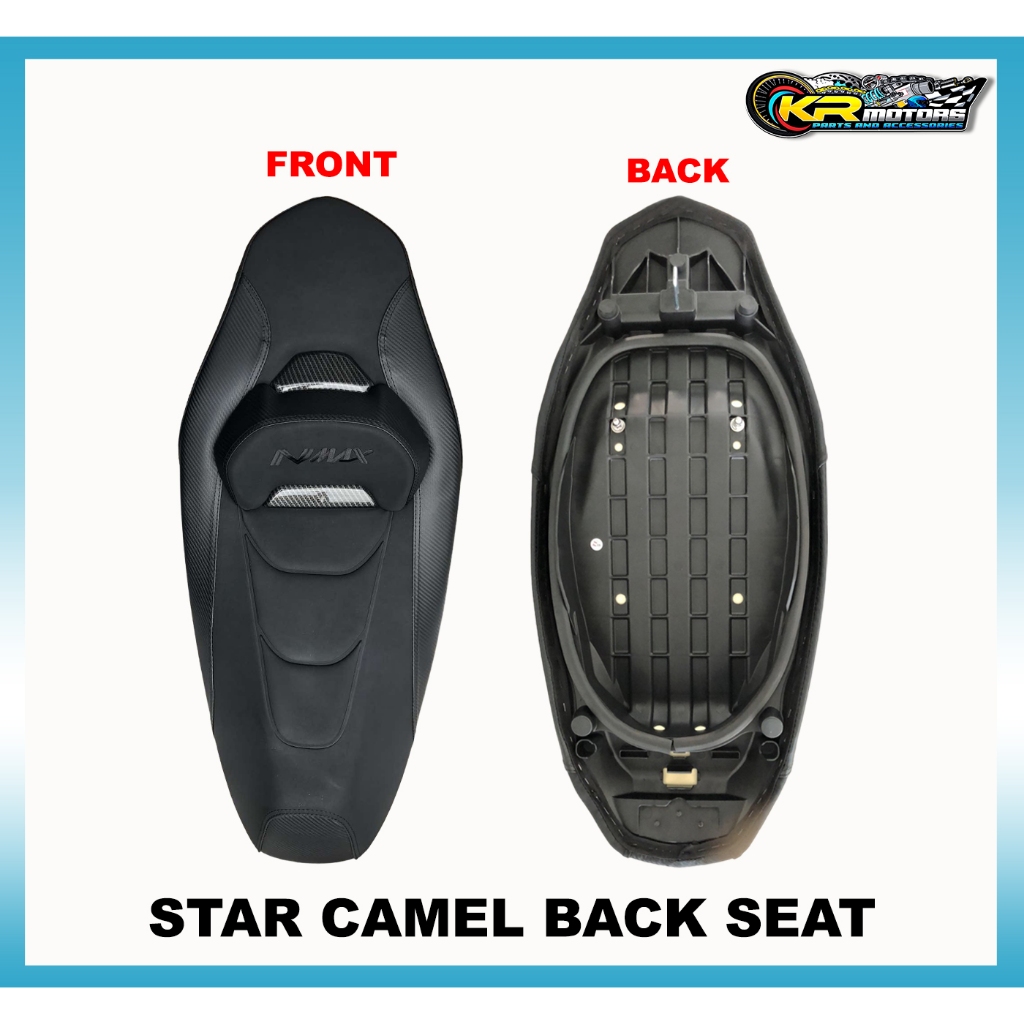 NMAX V2 Camel Back Seat Suede and Leather / Hydro Dip Carbon - High ...
