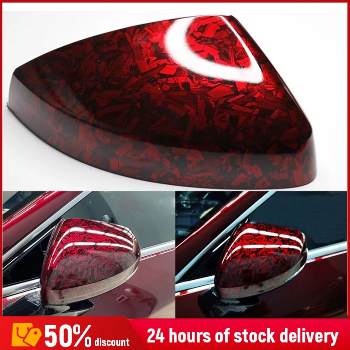 Forged carbon red sticker wrap for car | Shopee Philippines
