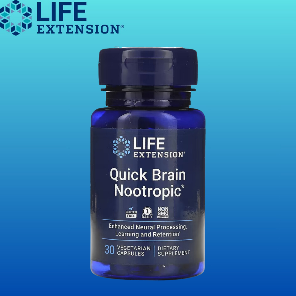 Life Extension, Quick Brain Nootropic, 30 Vegetarian Capsules | Shopee Philippines
