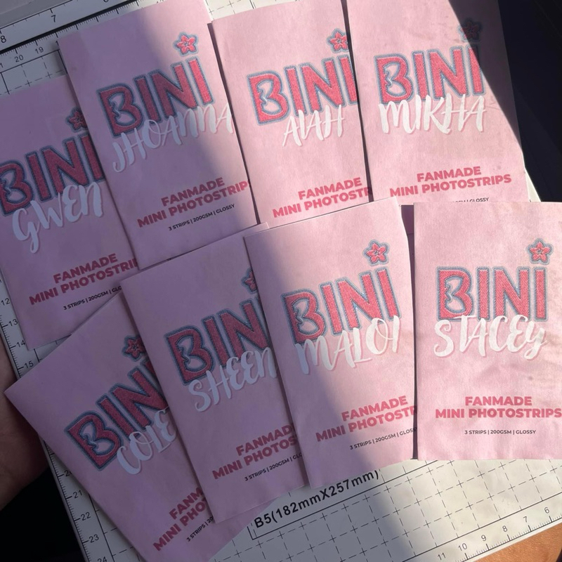 BINI FANMADE MINI PHOTOSTRIPS BY BESTIE PRINTS | Shopee Philippines