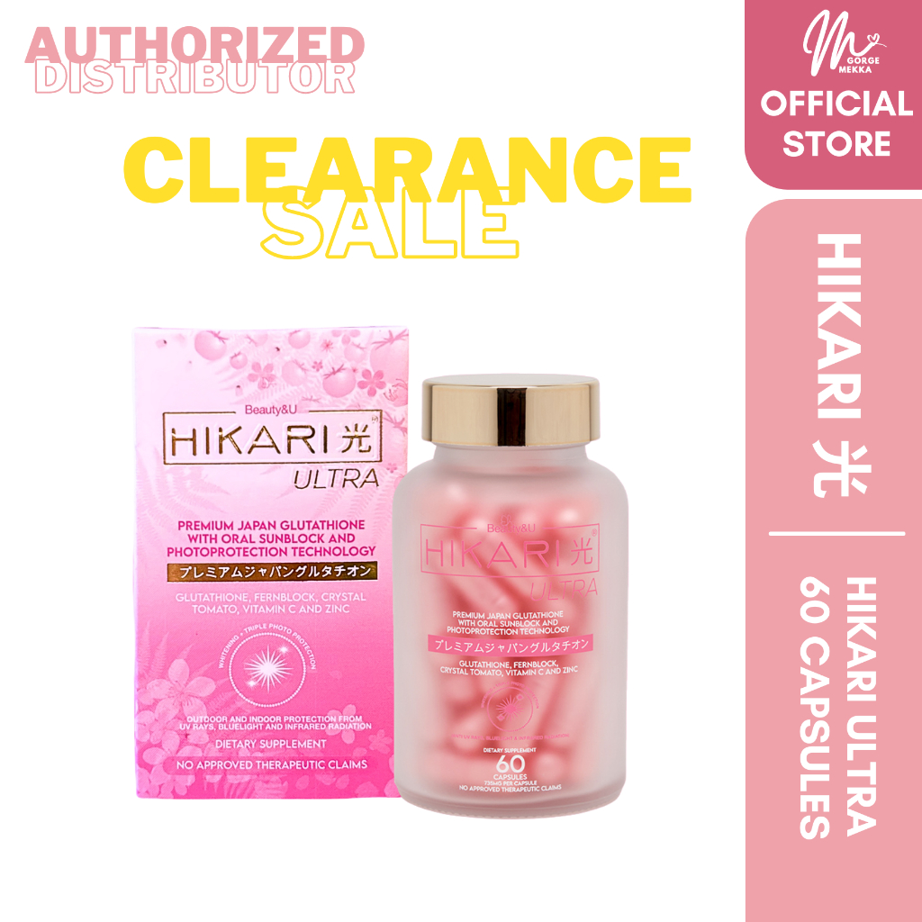 Hikari Ultra Glutathione Capsule 60caps | Shopee Philippines