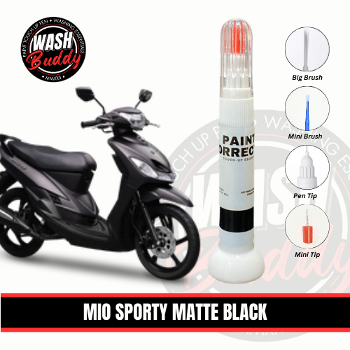 Mio Sporty Matte Black Color Touch Up (Paint Correct) | Shopee Philippines