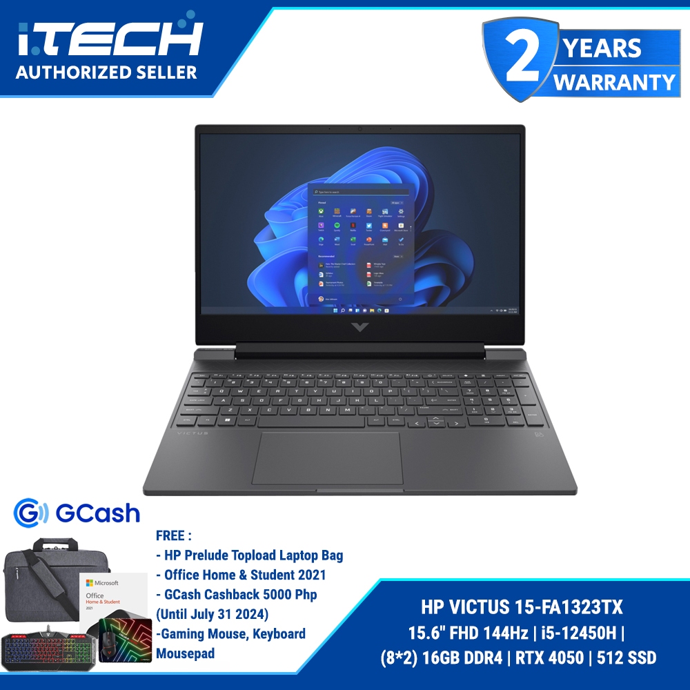 HP Victus 15-FA1323TX 15.6inch FHD 144Hz | i5-12450H | (8x2) 16GB DDR4 ...