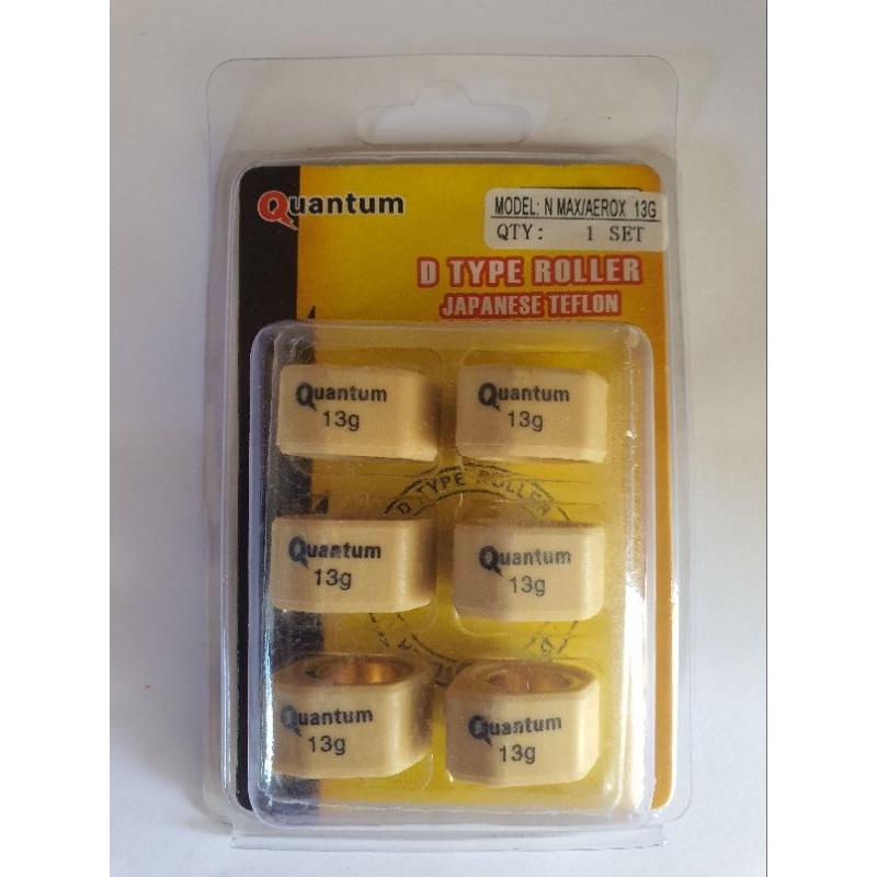 Quantum D TYPE 13g Weight Roller / Bola / Flyball NMAX, AEROX, MIO I ...