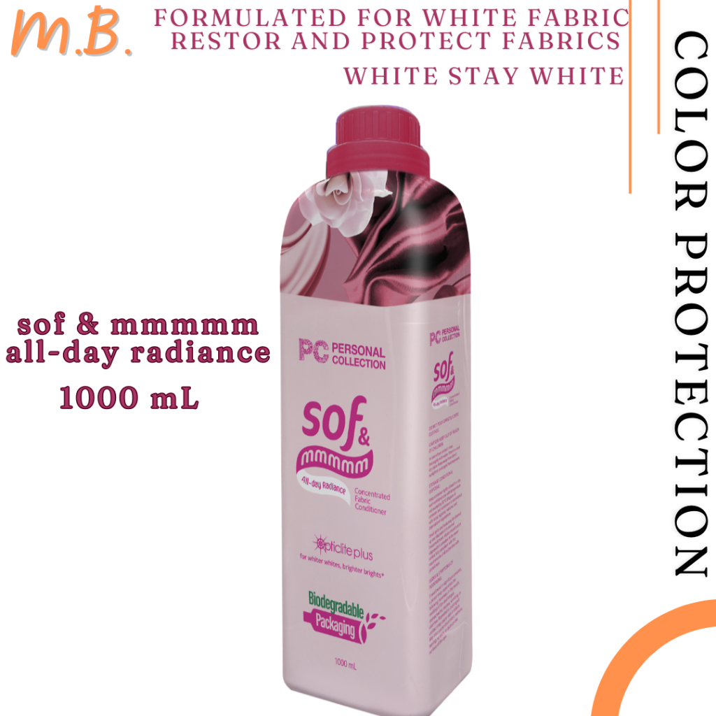 SOF & MMMMM….. ALL-DAY RADIANCE Concentrated Fabric Conditioner ...