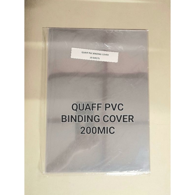 10's QUAFF PVC Binding Cover A4 200mic | Shopee Philippines