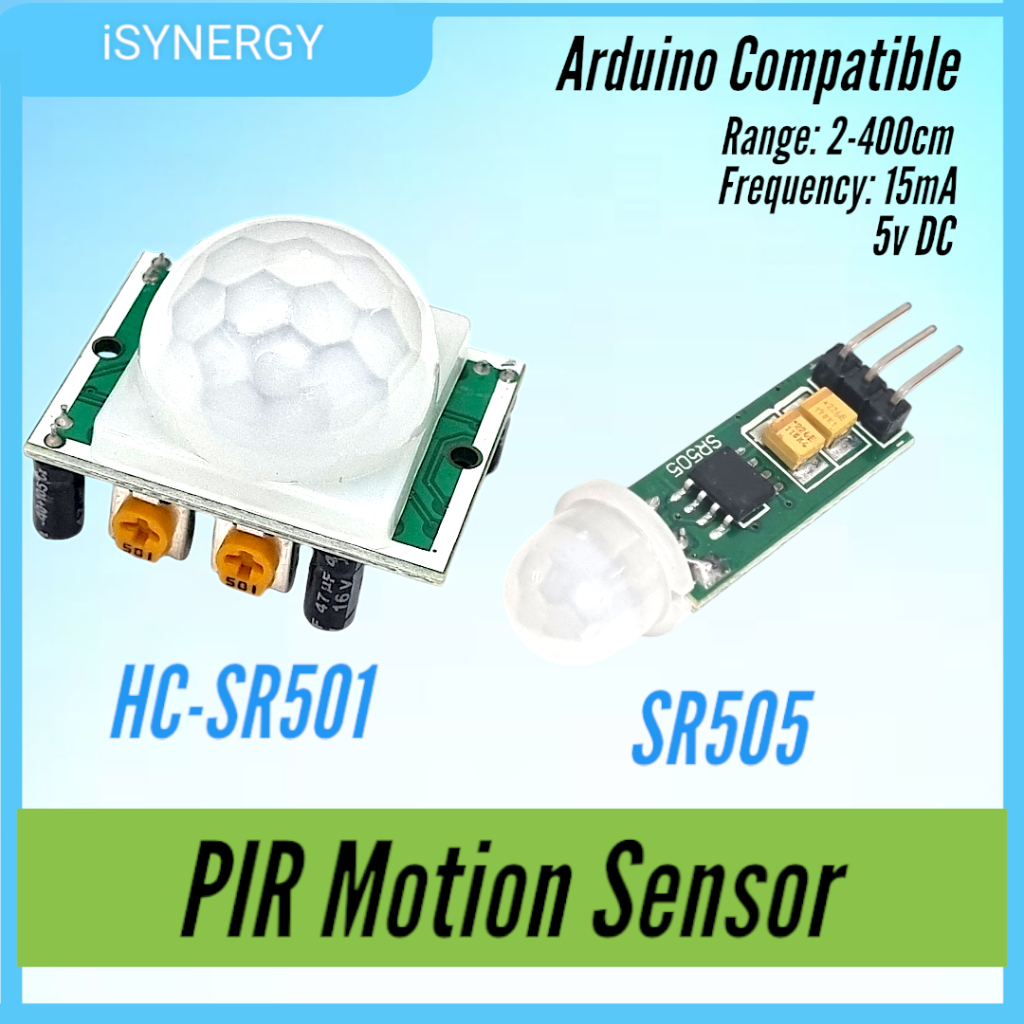 PIR MOTION SENSOR SR501 HC-SR501 SR505 ARDUINO RASPBERRY | Shopee Philippines