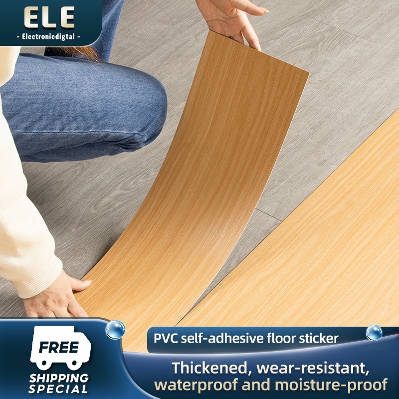 PVC Floor Stickers Waterproof high quality Vinyl floor Tiles Planks ...