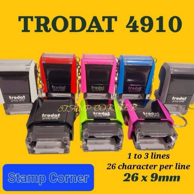 PERSONALIZED STAMP TRODAT 4910 COD | Shopee Philippines