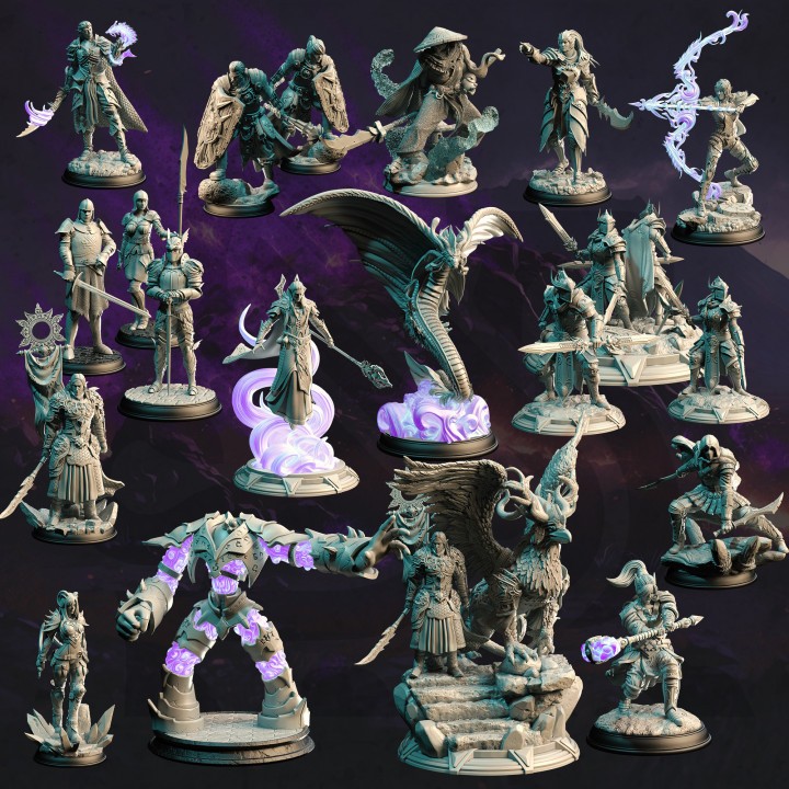 Of Elves and Men by DM Stash miniatures DND tabletop minis April 2023 ...