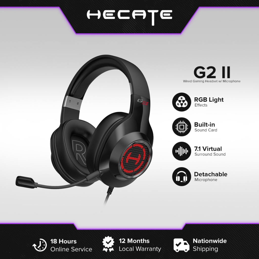 Hecate G2 II Wired Headset with Wheat Laptop Gaming Headset With ...