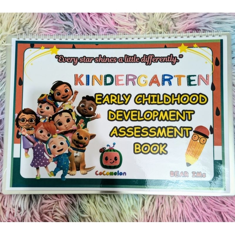Cocomelon Themed ECD Assessment Book for Daycare and Kindergarten ...