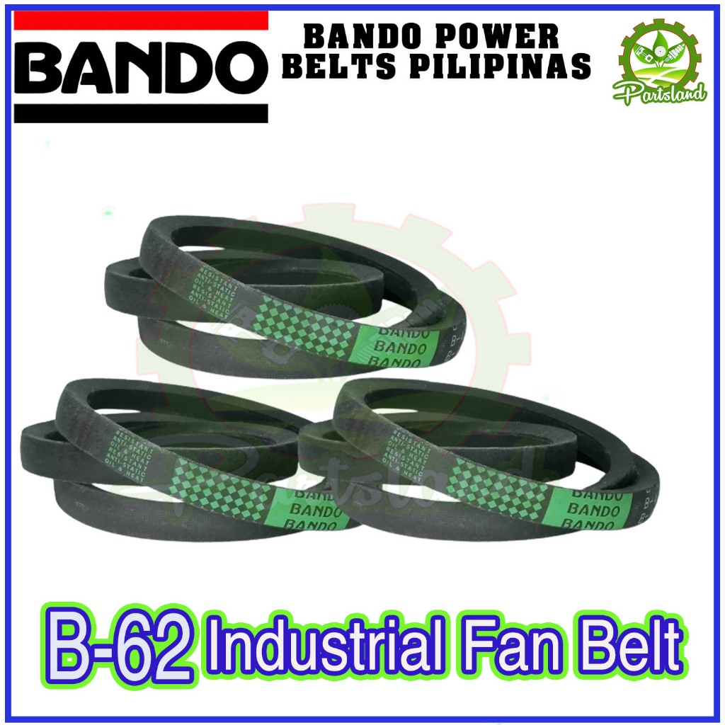 Fan Belt Agricultural Fan Belt B Type B62 B-62 Bando Belt Industrial ...