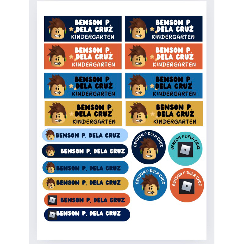 Cute name labels, Subject name tag for kids, sticker name tags ...