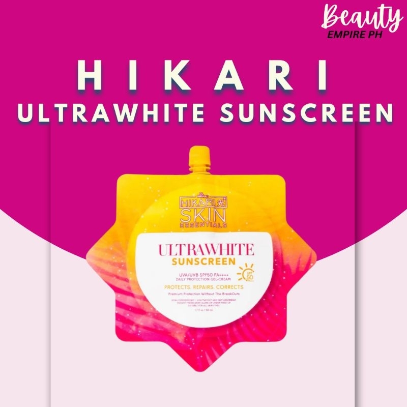 Hikari Skin Essentials Ultrawhite Sunscreen Spf 50 | Shopee Philippines