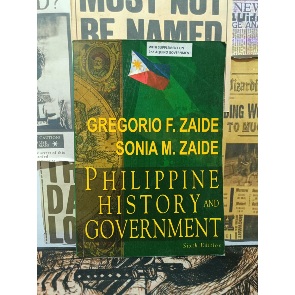 Philippine History and Government by Gregorio F. Zaide and Sonia M ...