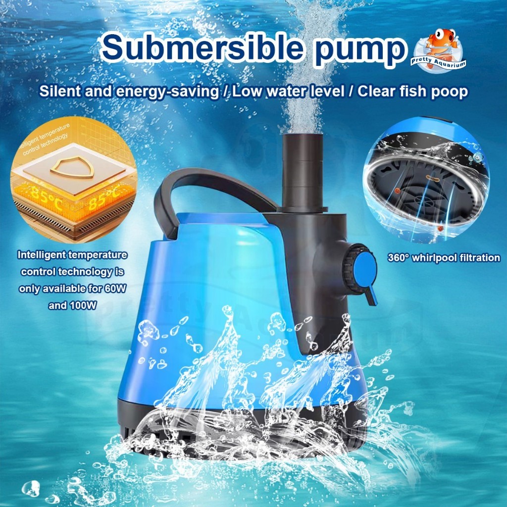 60HZ Submersible Water Pump Fountain Pump Aquarium Water Pump Cycle ...