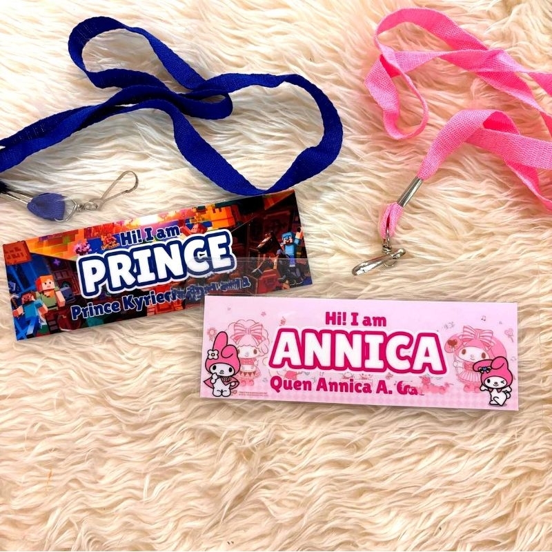 Personalized Nametag Laminated | Shopee Philippines