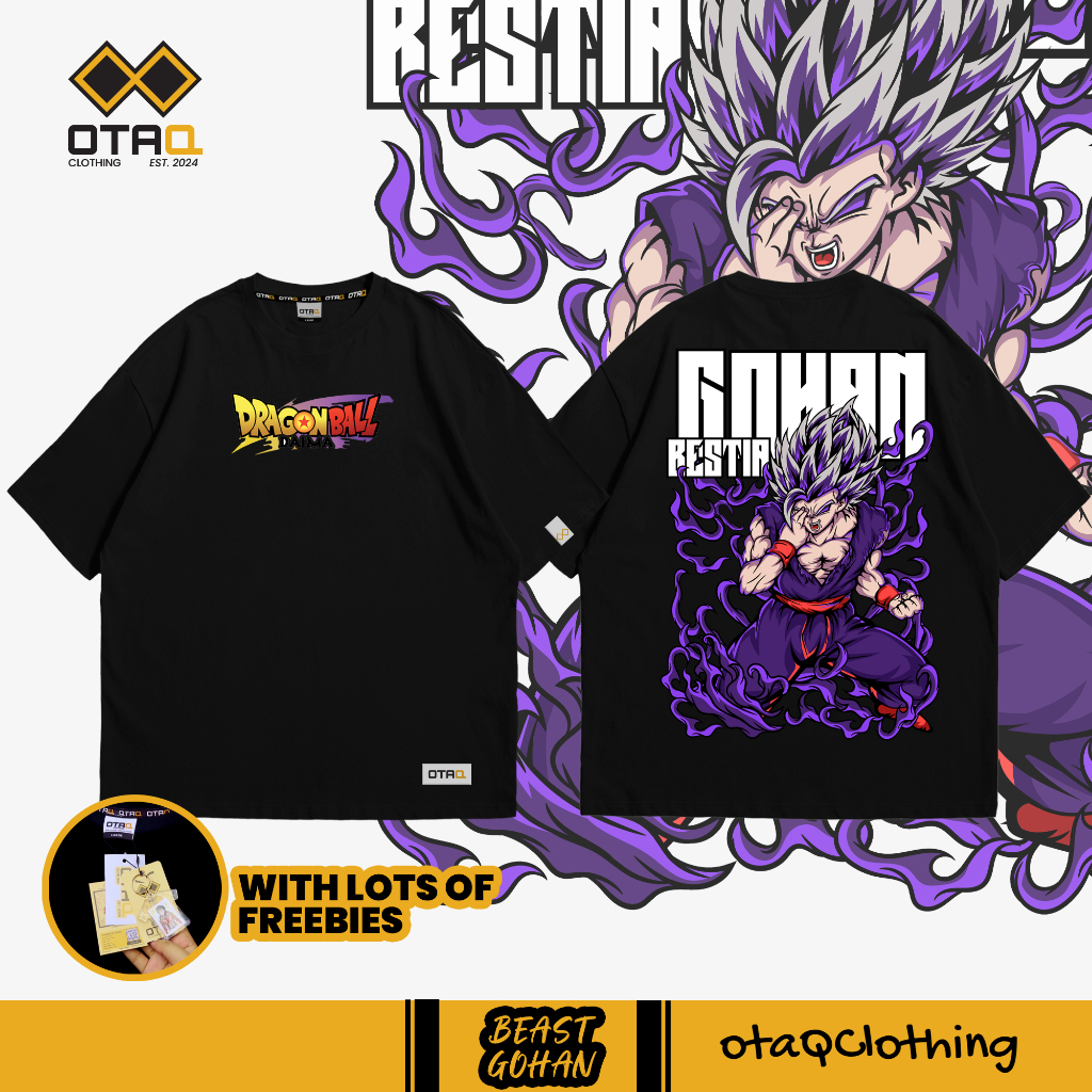 Beast Gohan Dragon Ball Otaq Clothing Anime T Shirt - Unisex - Menswear ...