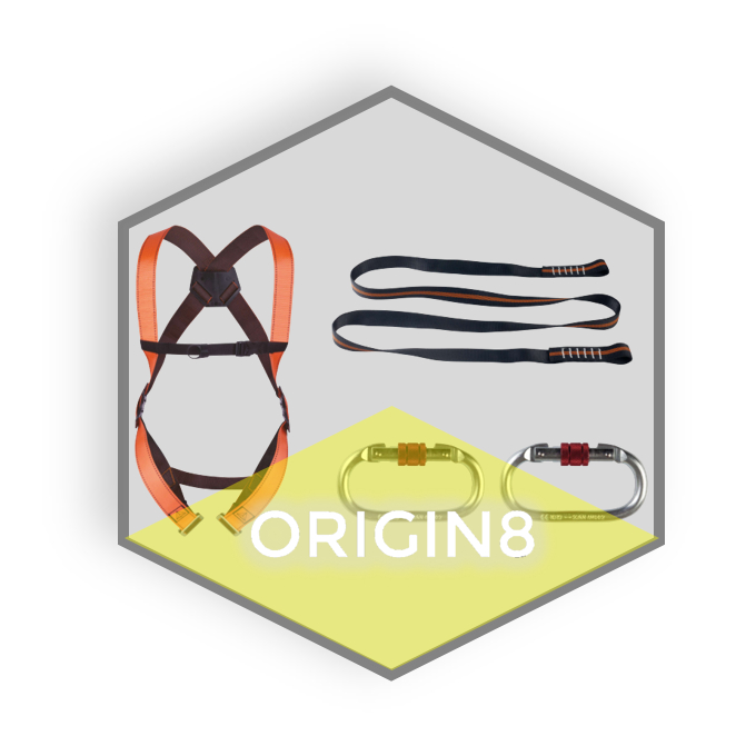 ELARA 130V2 DELTA PLUS EUROPEAN BRAND FALL ARRESTER SYSTEM KIT HARNESS ...