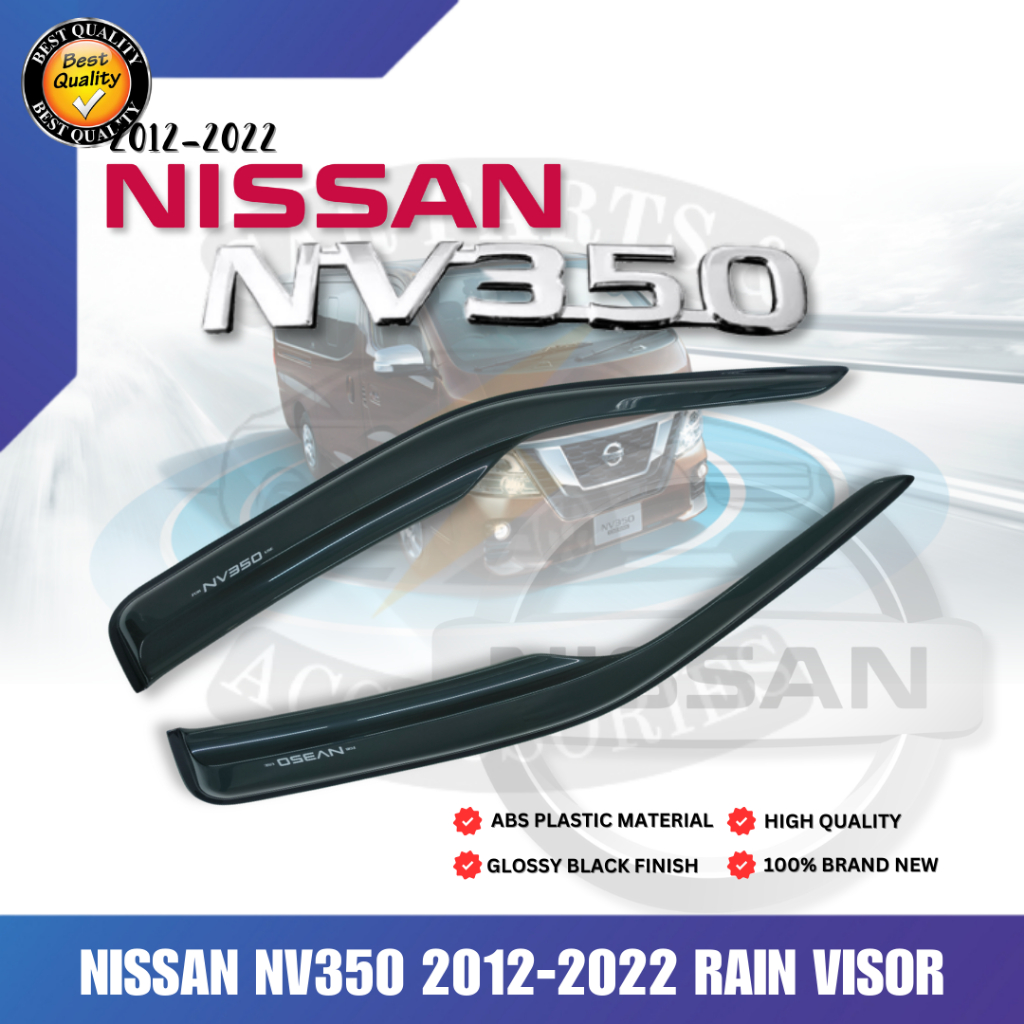 CPA RAIN VISOR For NISSAN NV350 2012 2013 2014 2015 2016 2017 2018 2019 ...