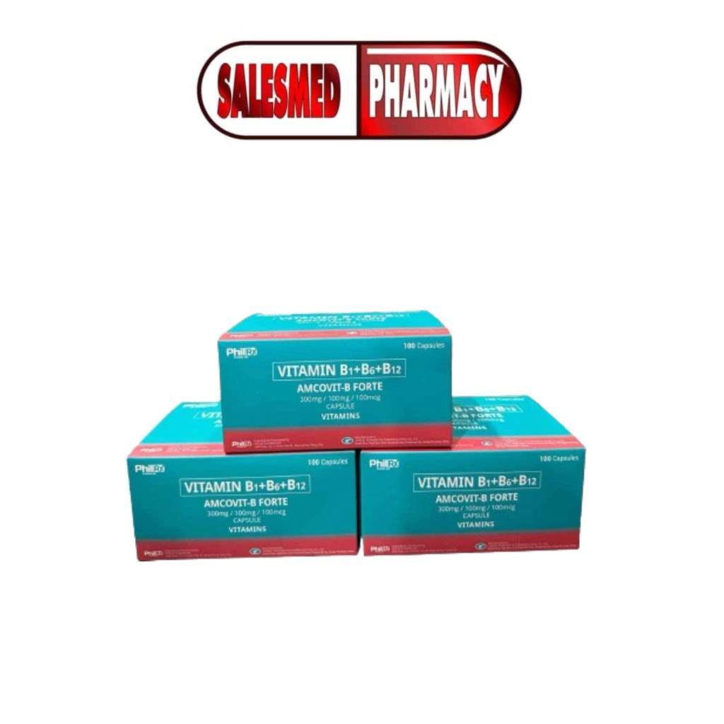 AMCOVIT-B FORTE VITAMIN B1+B6+B12 100CAPSULES | Shopee Philippines