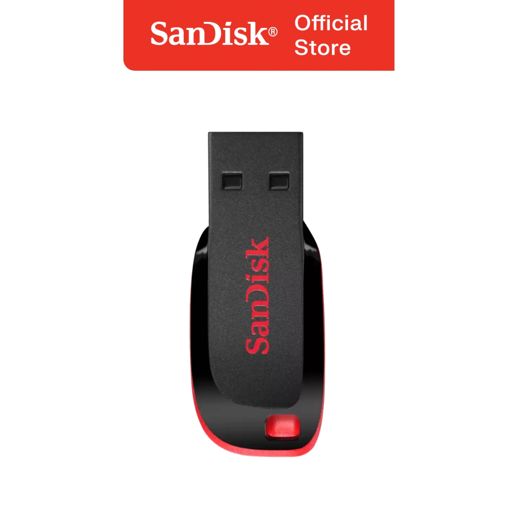 SanDisk Cruzer Blade USB 2.0 (16GB / 32GB / 64GB / 128GB) | Shopee ...