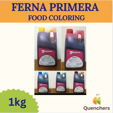 FERNA LIQUID FOOD COLOR 1 Liter | Shopee Philippines