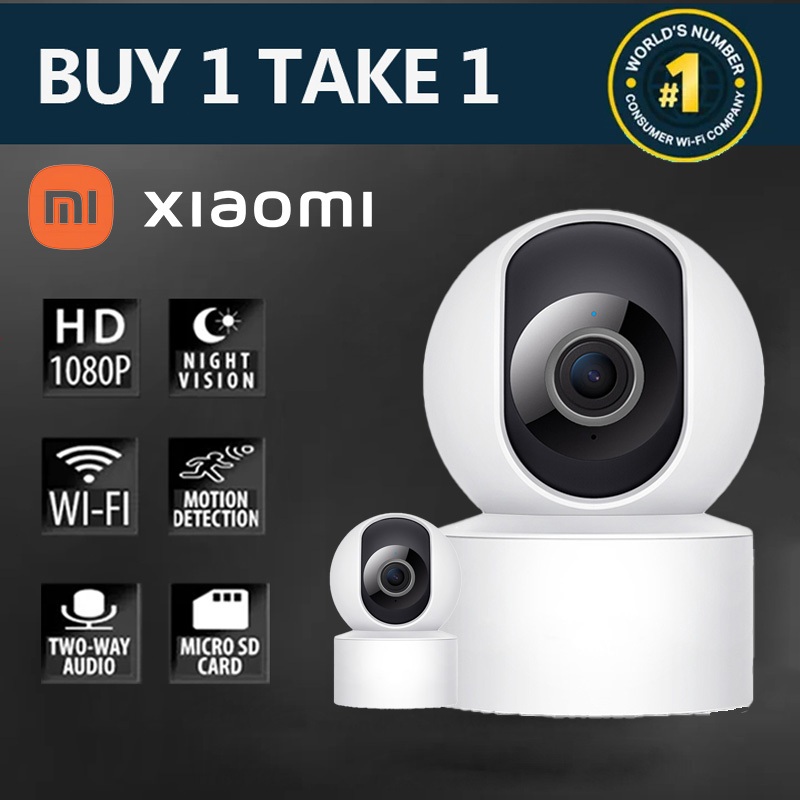 BUY 1 TAKE 1 CCTV Camera Connect Cellphone Night Vision 16MP UHD Night ...