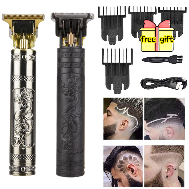 USB Trimmer Electric Hair Clipper Rechargeable Razor Clipper Shaver ...