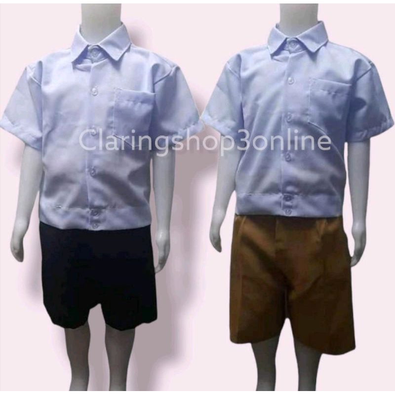 Terno Polo and short school uniform for kids | Shopee Philippines
