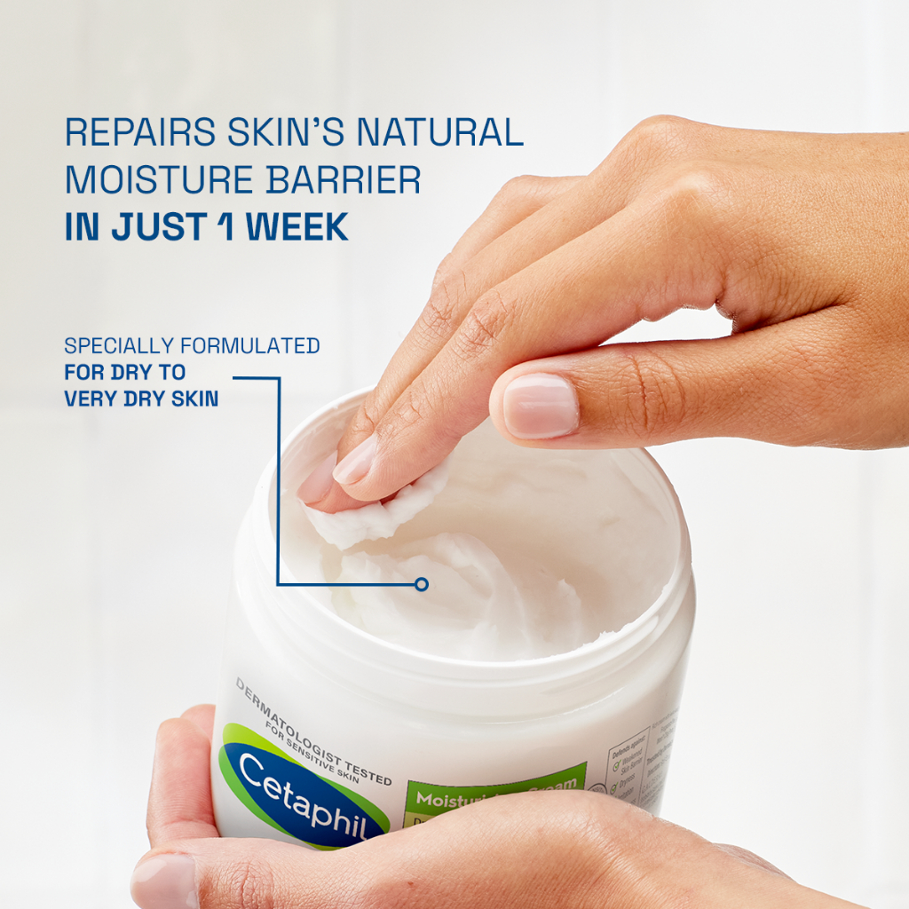 Cetaphil Moisturizing Cream 50g for Face & Body [Hydrates and Restores ...