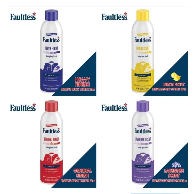 ♥️ FAULTLESS Ironing Spray Starch 567g (5 variants) | Shopee Philippines