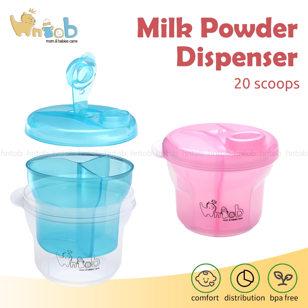 Hntob 3 Layer Section Formula Mini Milk Powder Case Dispenser Baby ...