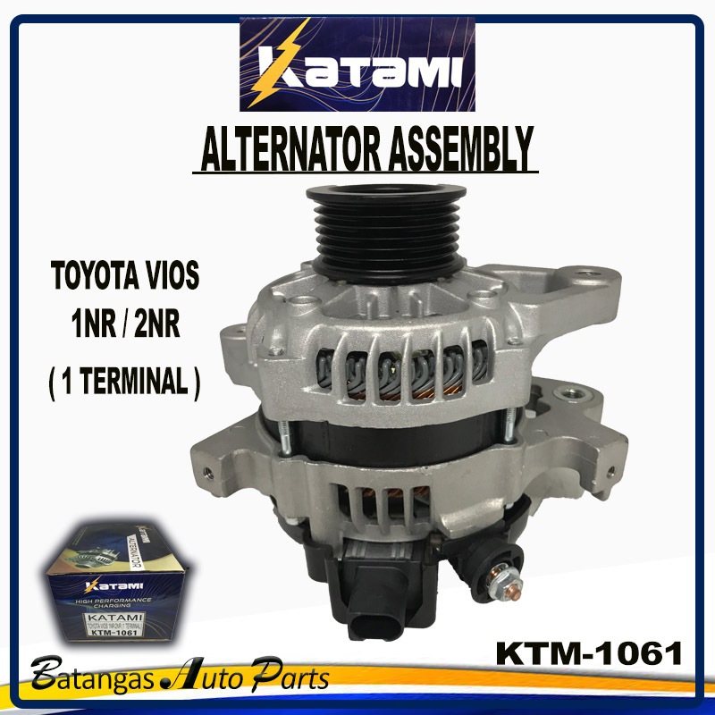 ALTERNATOR ASSEMBLY FOR TOYOTA VIOS 1NR / 2NR ( 1 TERMINAL ) PART NO ...