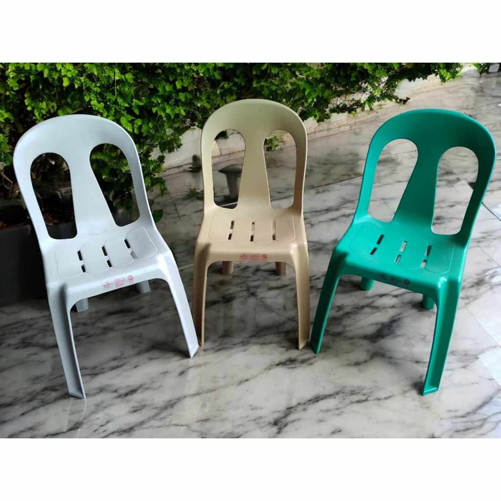 CHAIR CLASS B BUNNY PLASTIC MONOBLOC CHAIR/UPUAN STOCK N0. 101 | Shopee ...