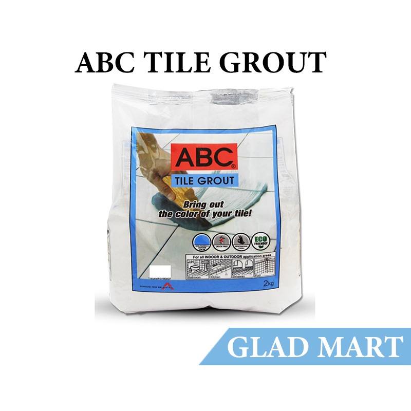 ABC Tile Grout Original 2KG Per Pack Tile Gap Filler Eco-friendly Tile ...