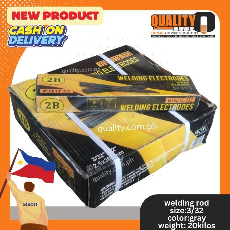 WELDING ROD 3/32 20KILOS PER CARTON GRAY WELDING ELECTRODES (E6013 ...