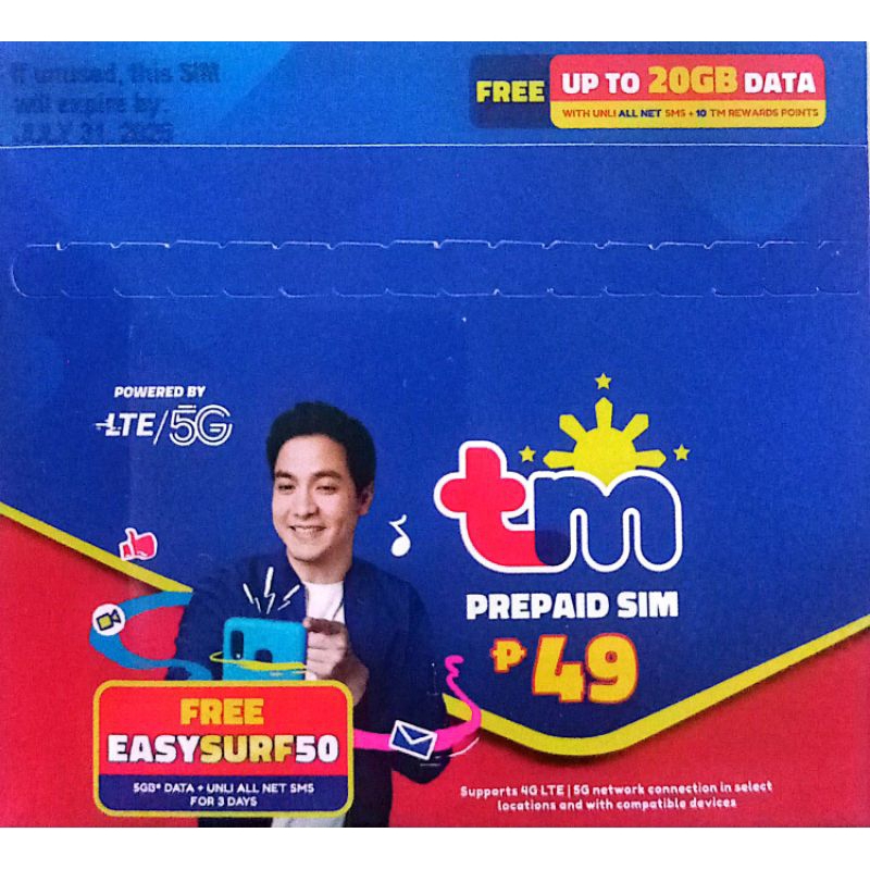 TM LTE & 5G Prepaid SIM | Shopee Philippines