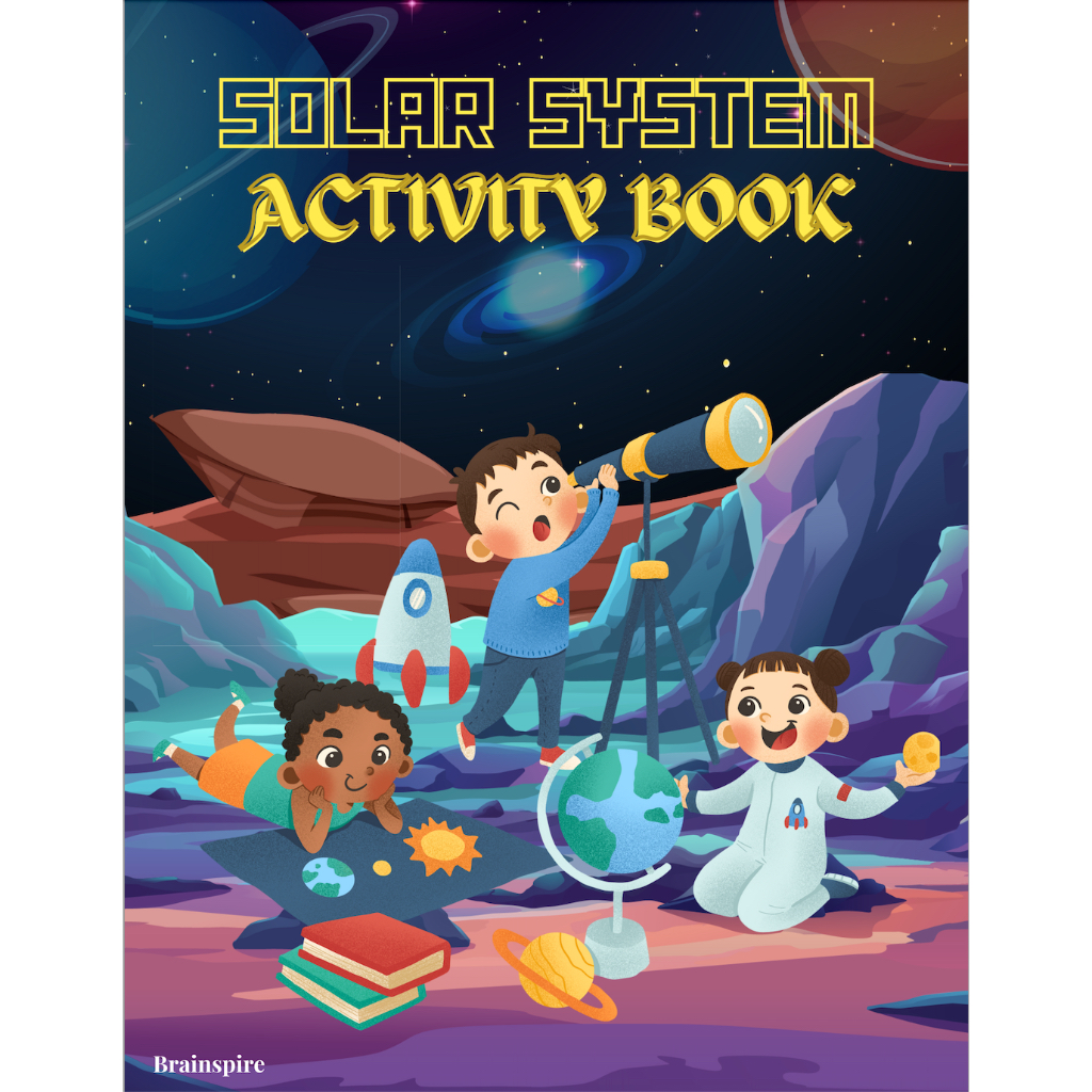 30+ Pages Solar System Activity Book | Shopee Philippines