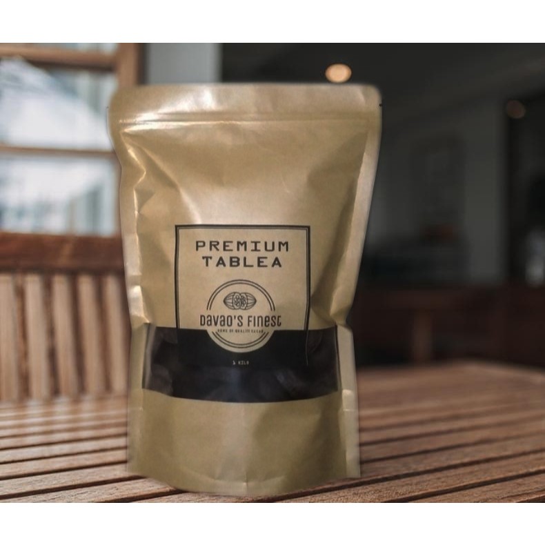 1 kilo Davao's Finest Pure Tableya (Premium Tablea) STAND UP POUCH ...