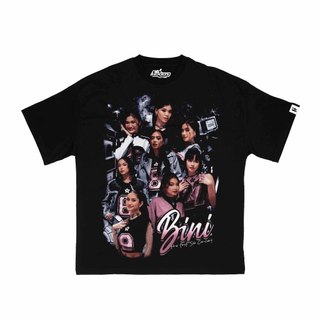 BINI ALL MEMBERS PORTRAIT VINTAGE/BOOTLEG OVERSIZED SHIRT | Shopee ...