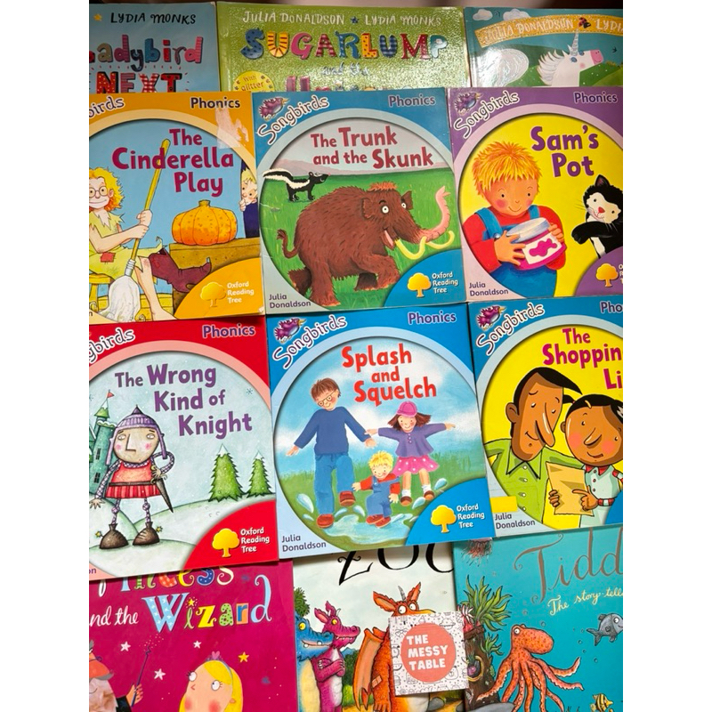 Julia Donaldson Phonics | Songbirds Flatbook | Paperback Preloved Early ...