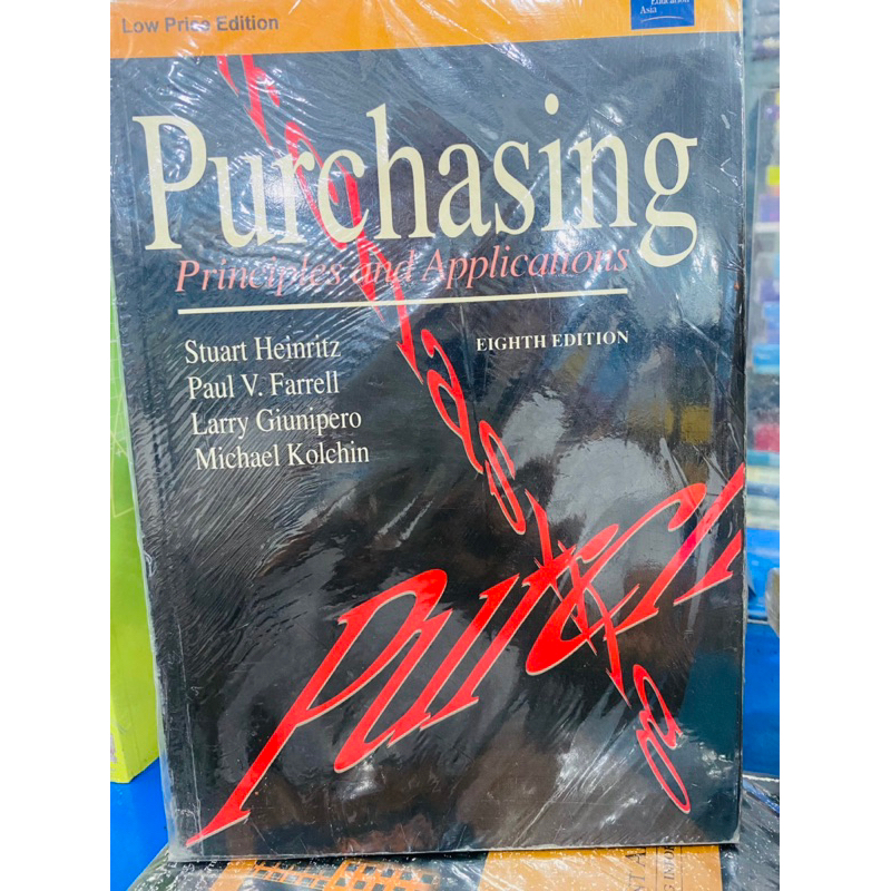 PURCHASING principle & Application (2000 copyright ) | Shopee Philippines