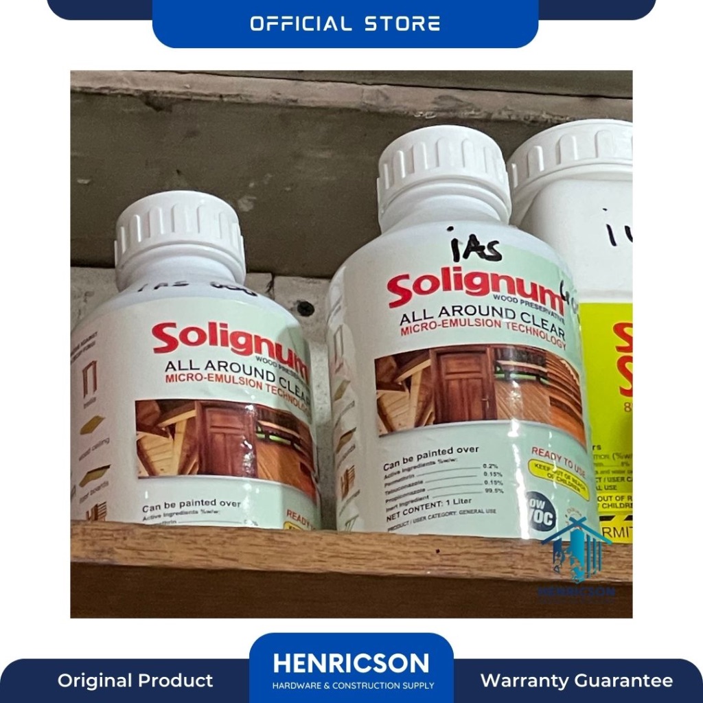 SOLIGNUM All Around Wood Preservative CLEAR 1 Liter | Shopee Philippines