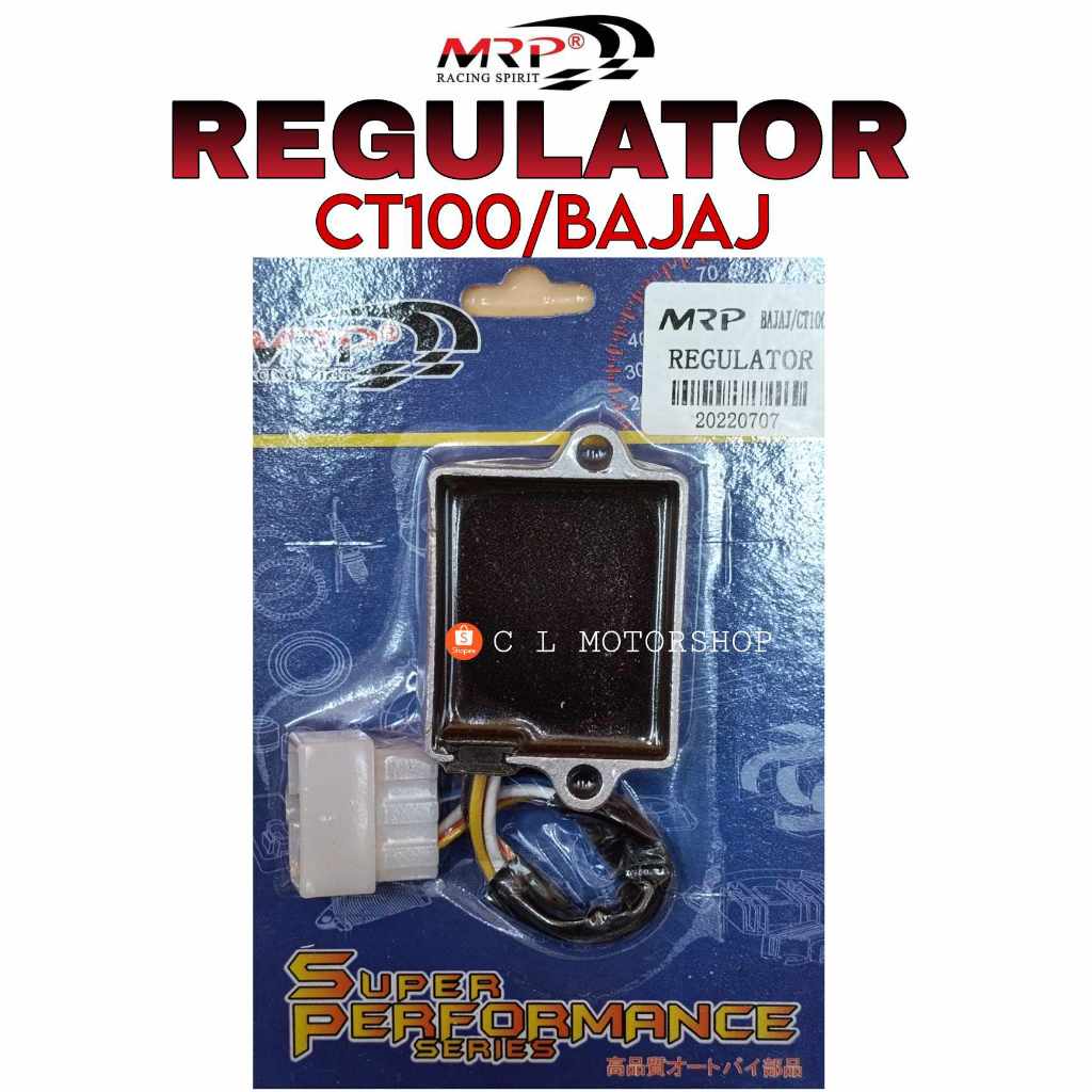 MRP REGULATOR BAJAJ/CT100 | Shopee Philippines