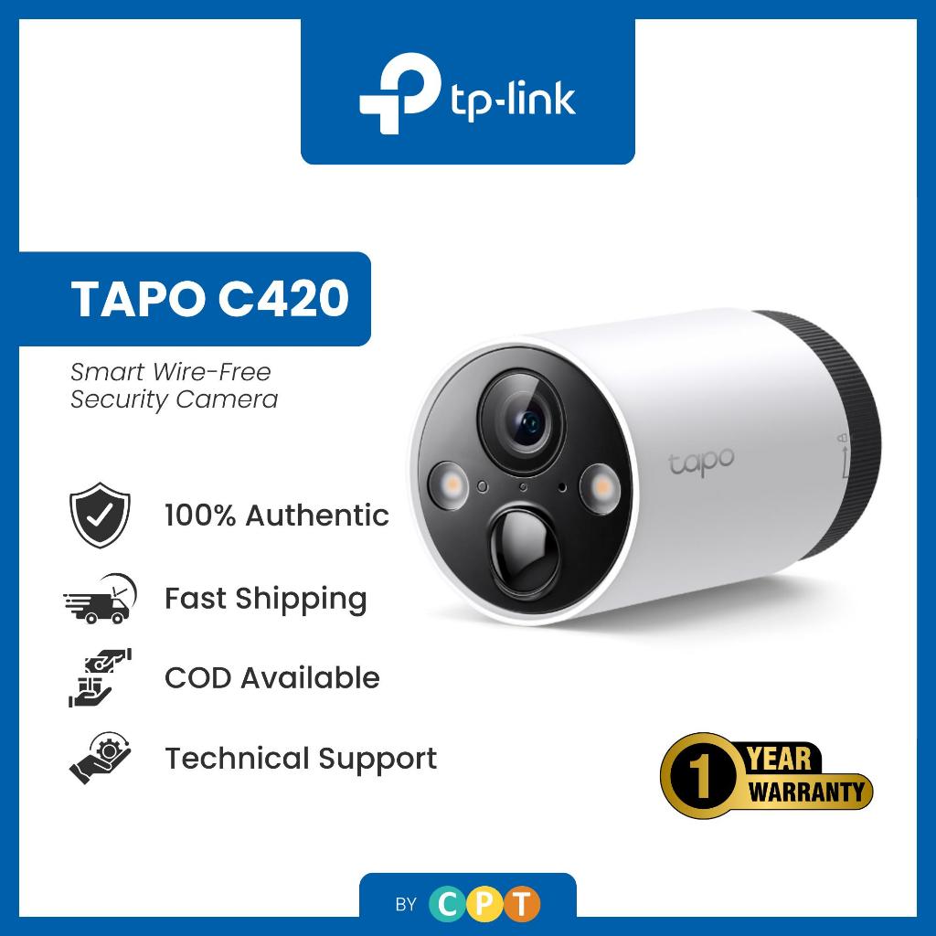 TP-Link Tapo C420 2K QHD IP65 Smart Wire-Free Security Smart Camera ...