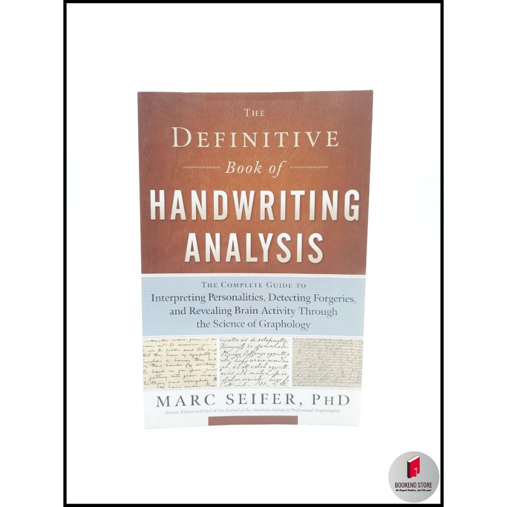 The Definitive Book of Handwriting Analysis by Marc J. Seifer | Shopee ...