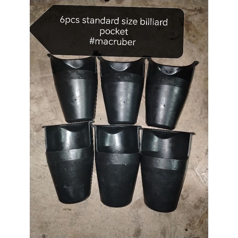 billiard pocket standard size one set 6pcs | Shopee Philippines